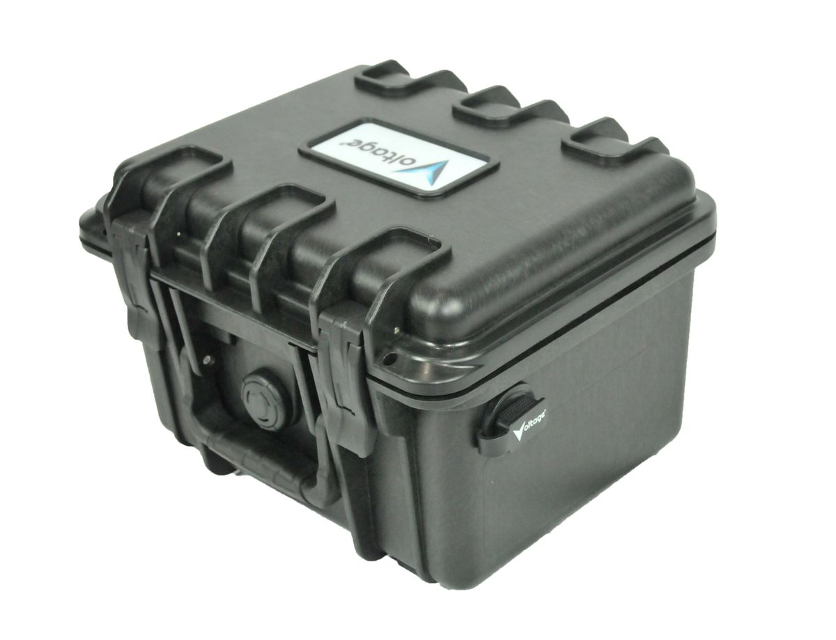 V35 Waterproof IP67 Battery Enclosure With SAE Connectors for 33AH to ...