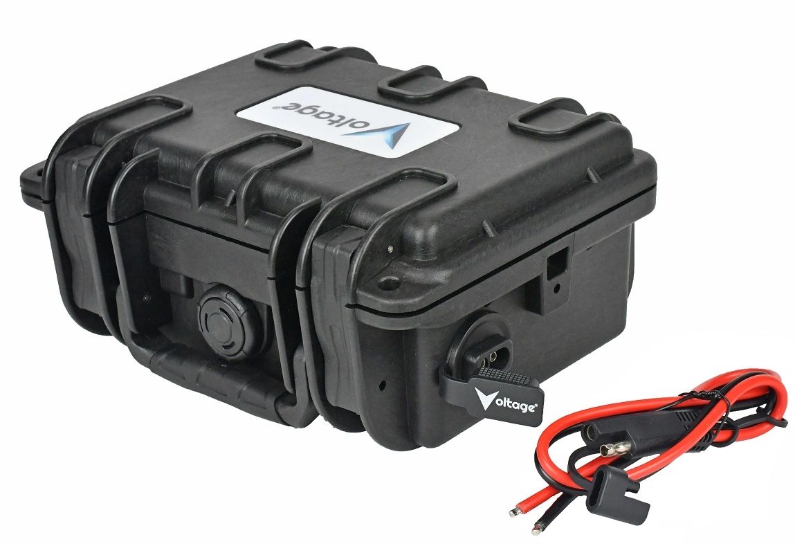 Waterproof Battery Case With SAE Connectors for 7/9/10 AH batteries