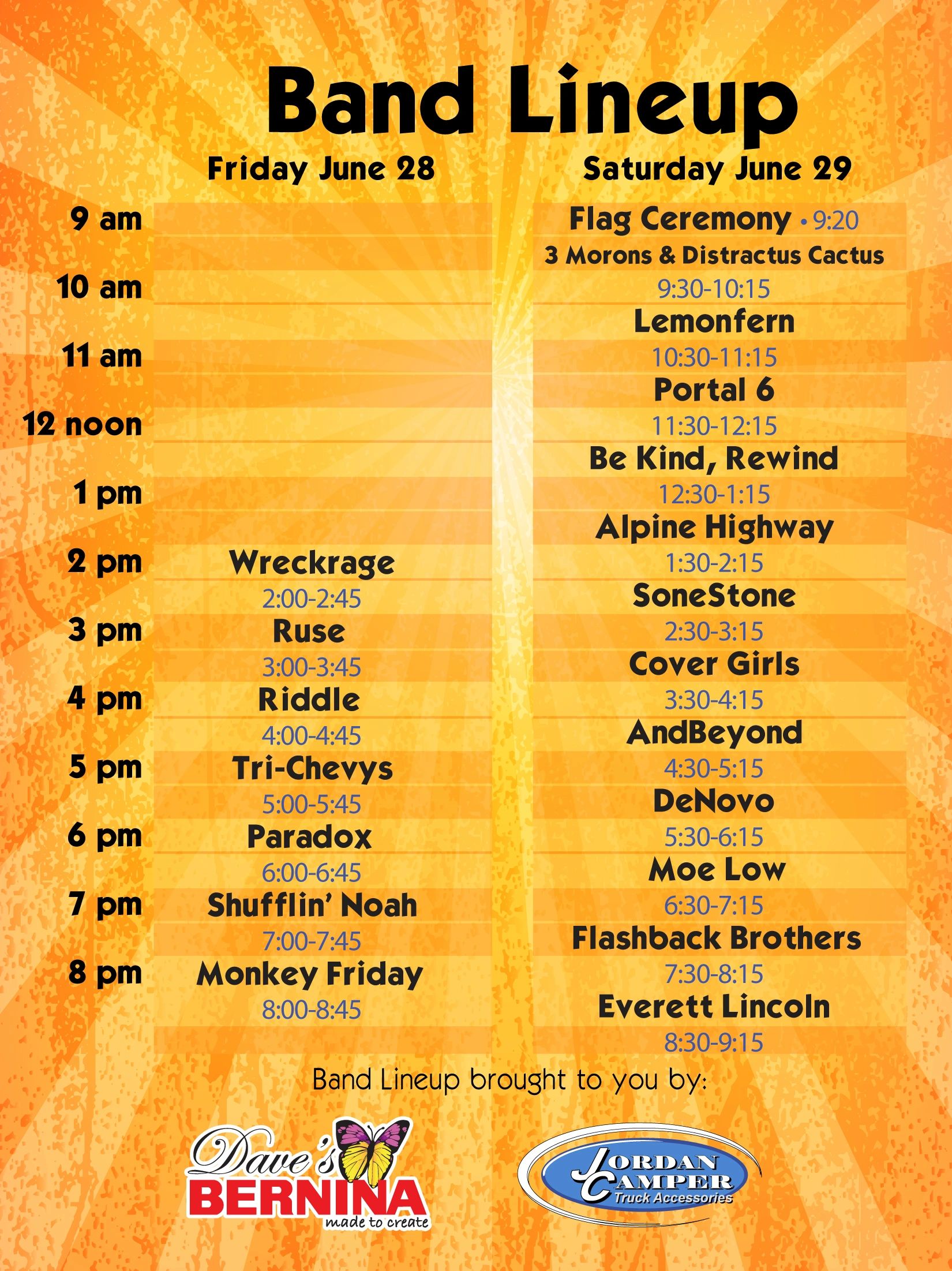 Here Comes the Sun Rock Festival Announces Stellar Band Lineup