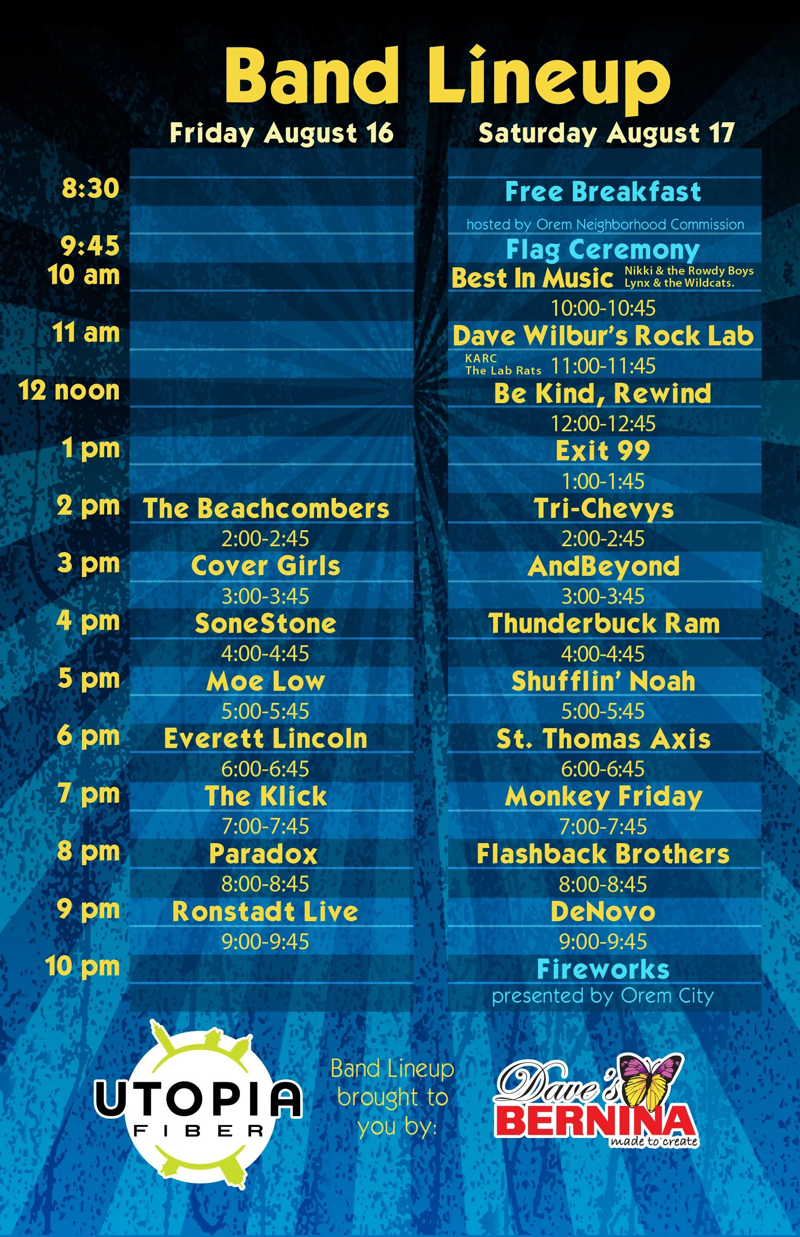 Come Together Rock Festival Announces Band Lineup and Schedule