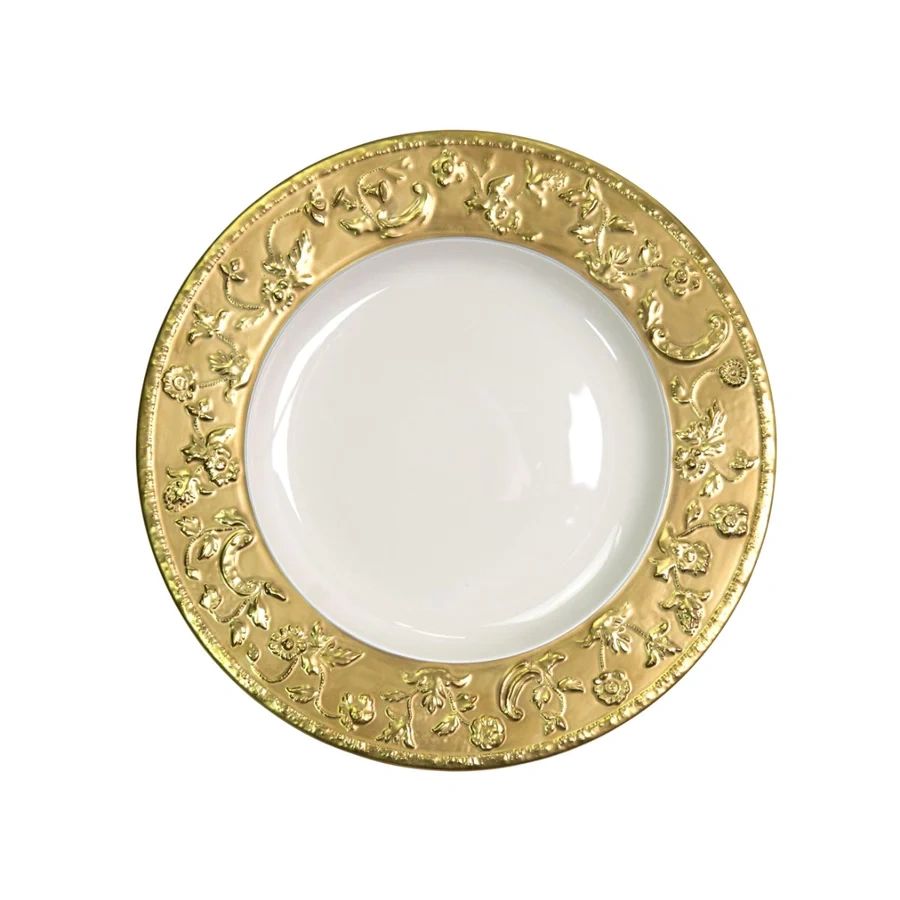 Villari Taormina Gold Dinner Plate