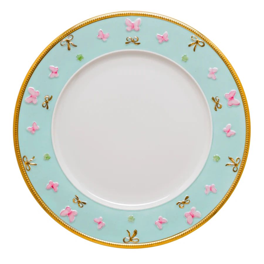 Villari Butterfly Aquamarine Lay Plate