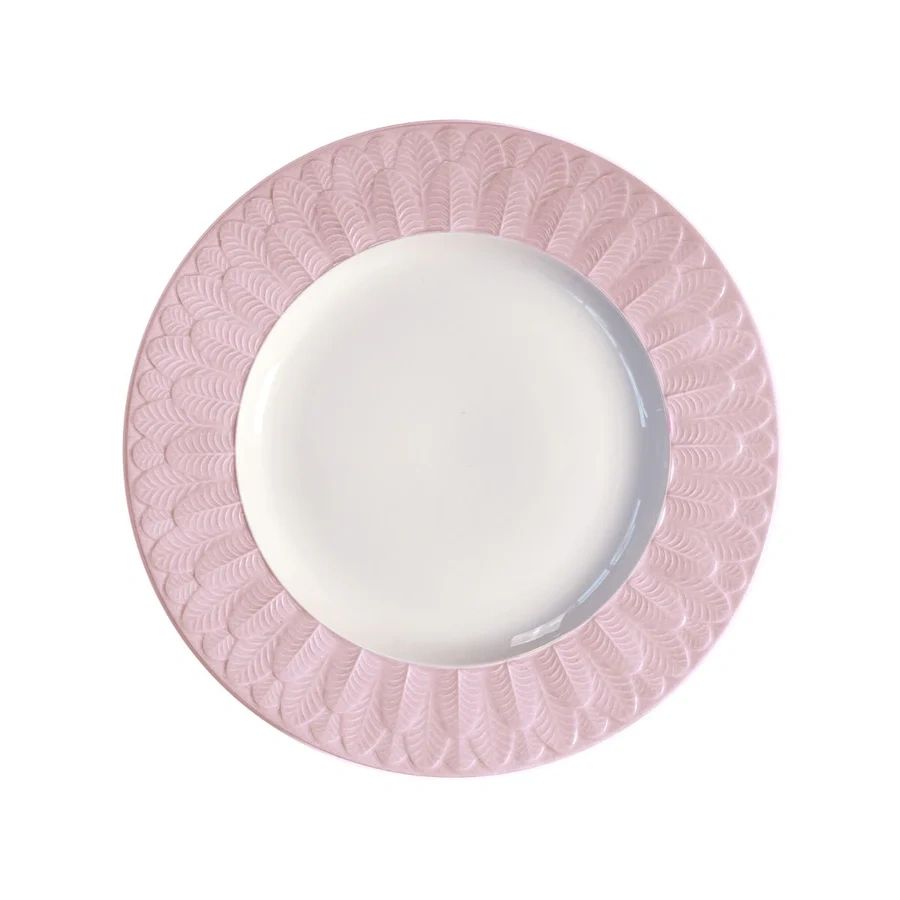 Villari Peacock Pink Dinner Plate