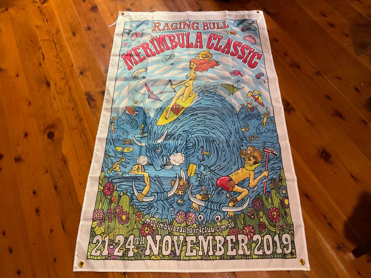 MERIMBULA CLASSIC. SURFING. AS NEW AS never hung. 5 foot x 3 foot. Pre ...