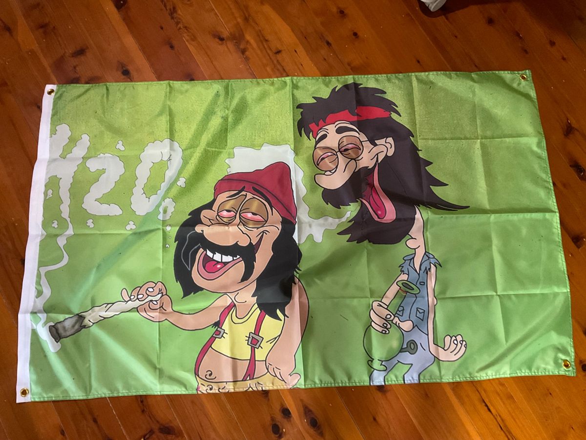 420 Cheech and Chong. Nice dreams. Reefer. Pot man cave sign hooter ...