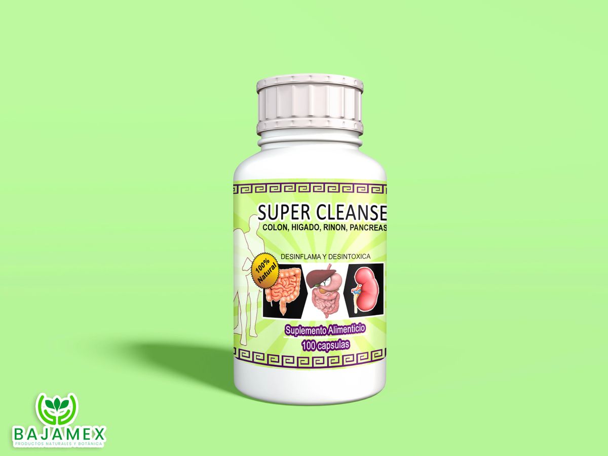 SUPER CLEANSE II 100 CAPSULAS (DETOX / DESINTOXICANTE)