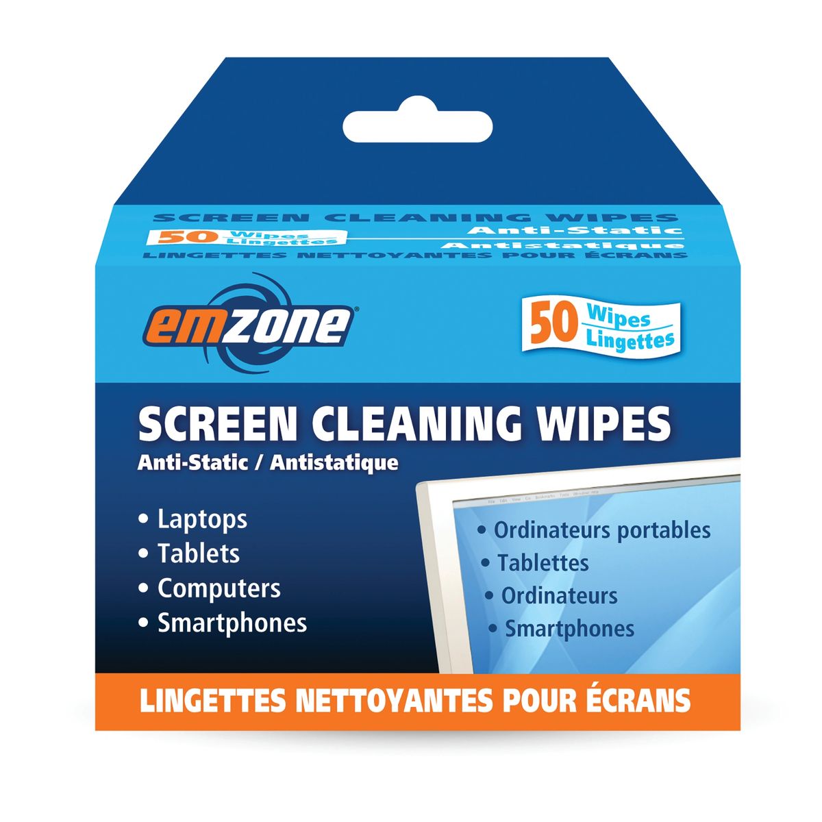 Screen Cleaning Wipes, 50 Wipes