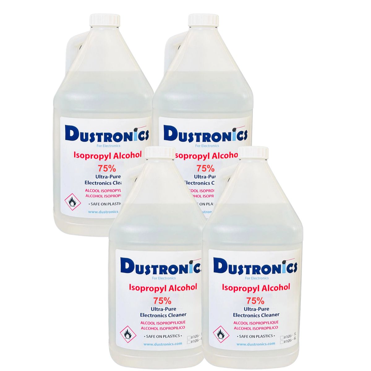 Isopropyl Alcohol 75% 4L- 4 Pack