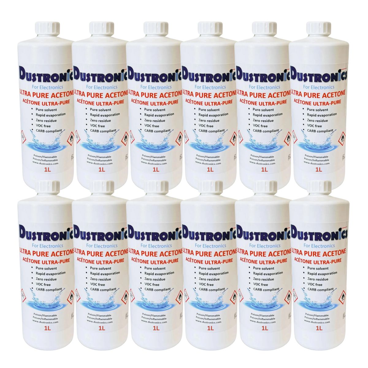 Acetone, 32fl oz- 12 Pack