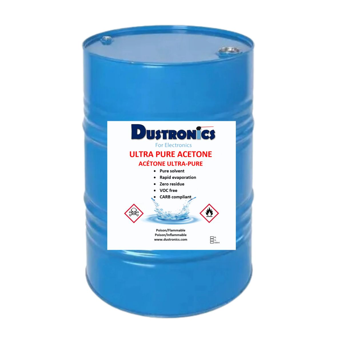Acetone, Full Drum- 55 Gallon