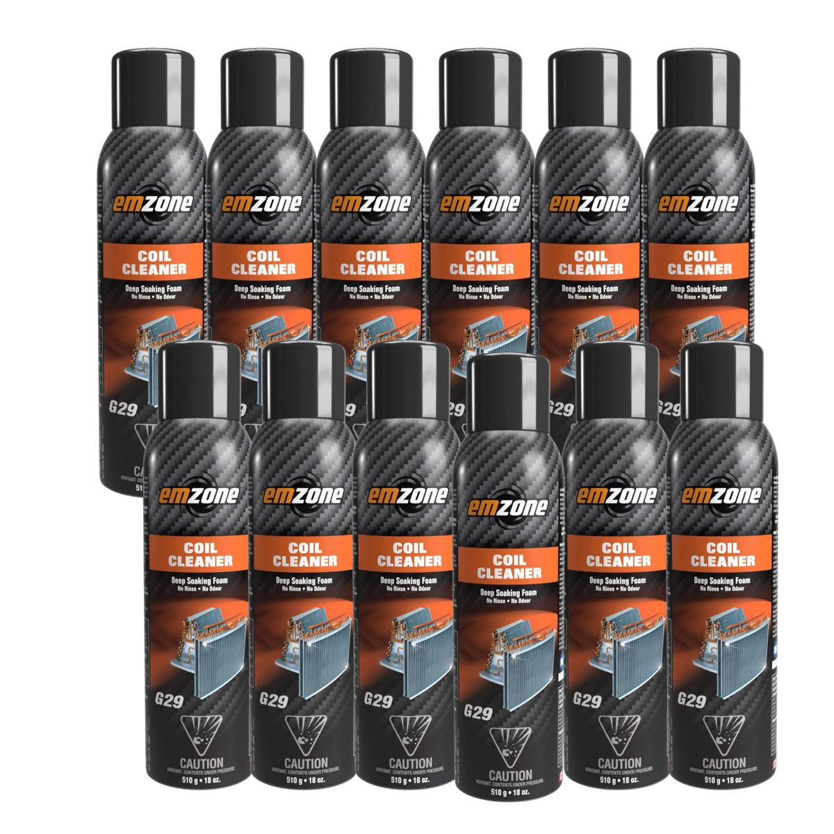 Emzone Coil Cleaner - 12 pack