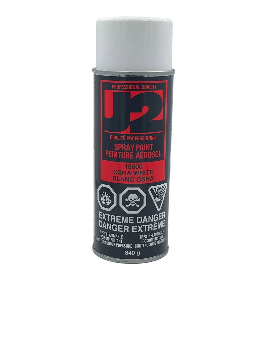 Osha White Aerosol 12oz, 340g Acrylic Enamel Spray Paint
