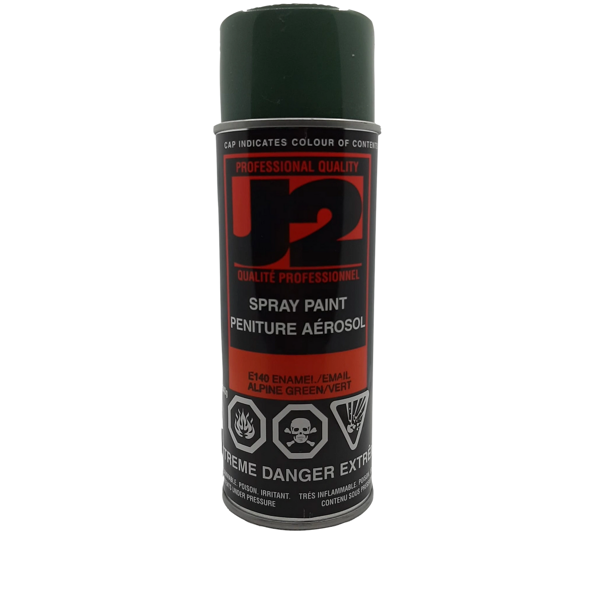 Alpine Green Aerosol 12oz, 340g Alkyd Enamel Spray Paint