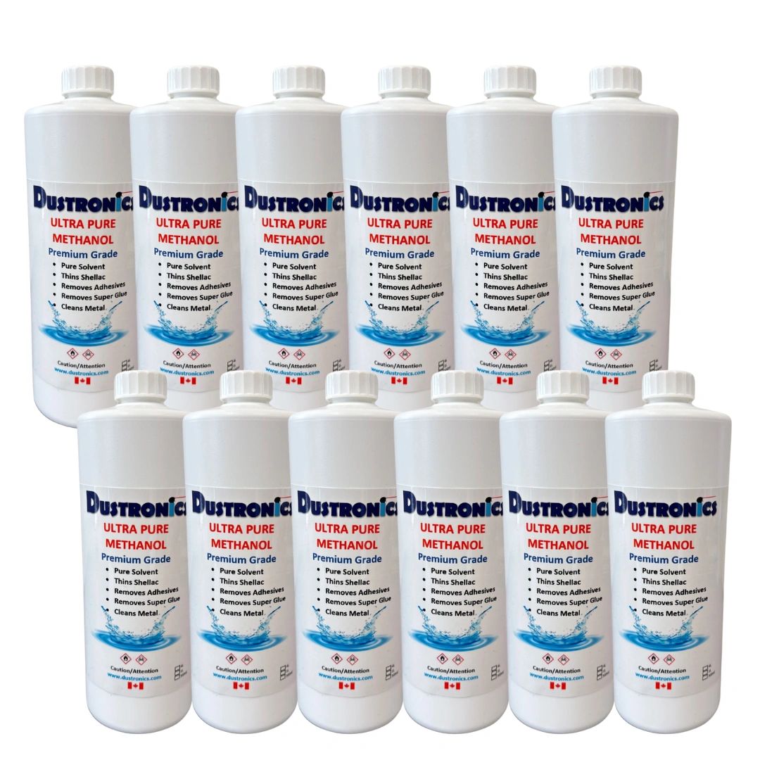 Dustronics Ultra-Pure Methanol, 1 Litre- 12 Pack