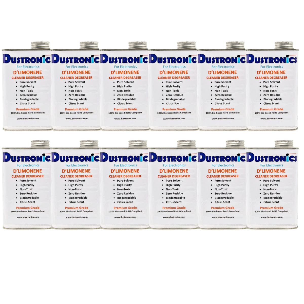 Ultra Pure D'Limonene, 1 Litre- 12 Pack