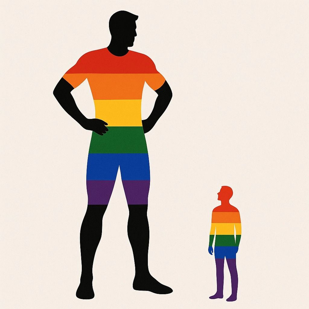 Embracing Size Play: Giants, Shrinking Men & Height Difference