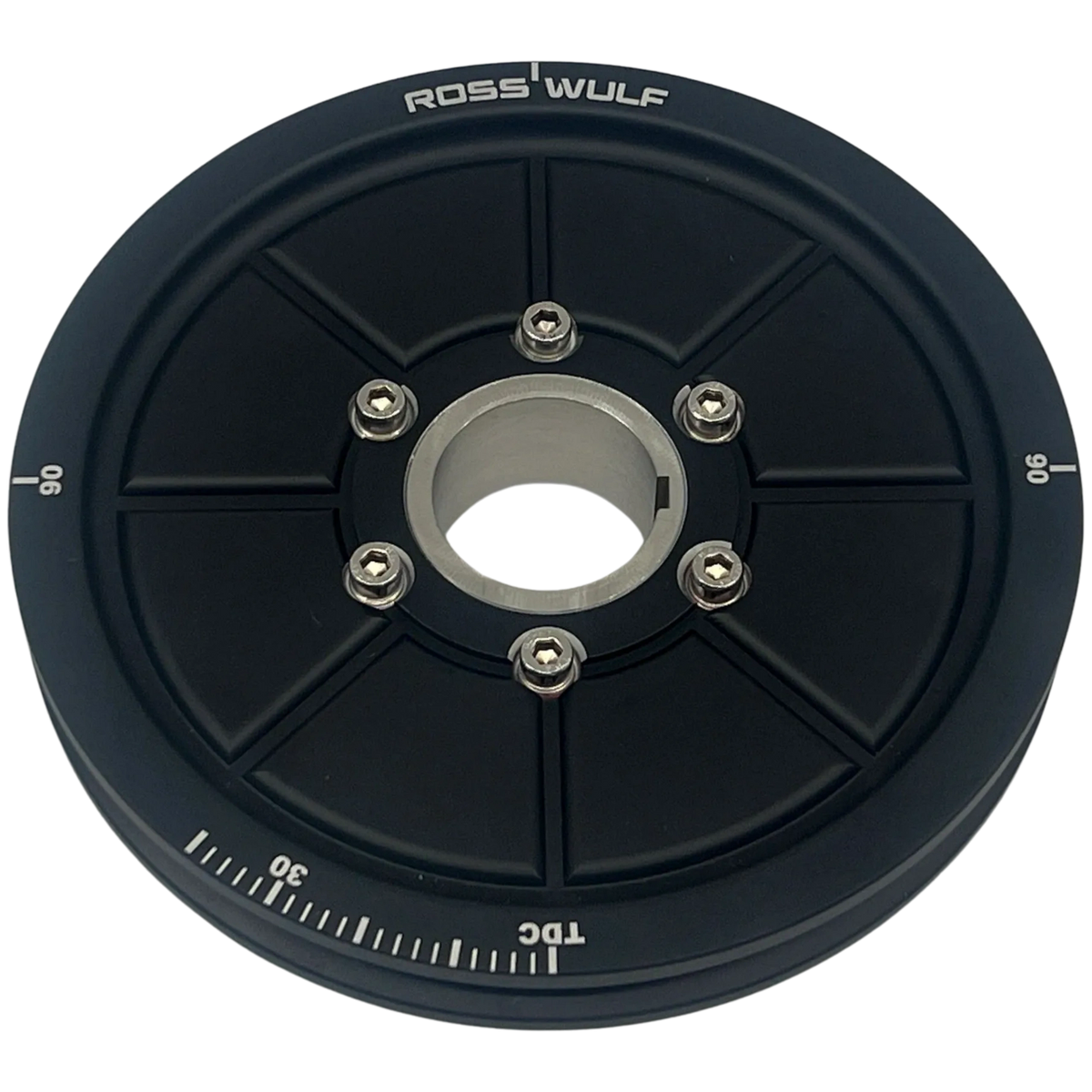 Ross Wulf VW Type 1 Aluminum Crank Pulley Timing Marked Sand Seal Hub