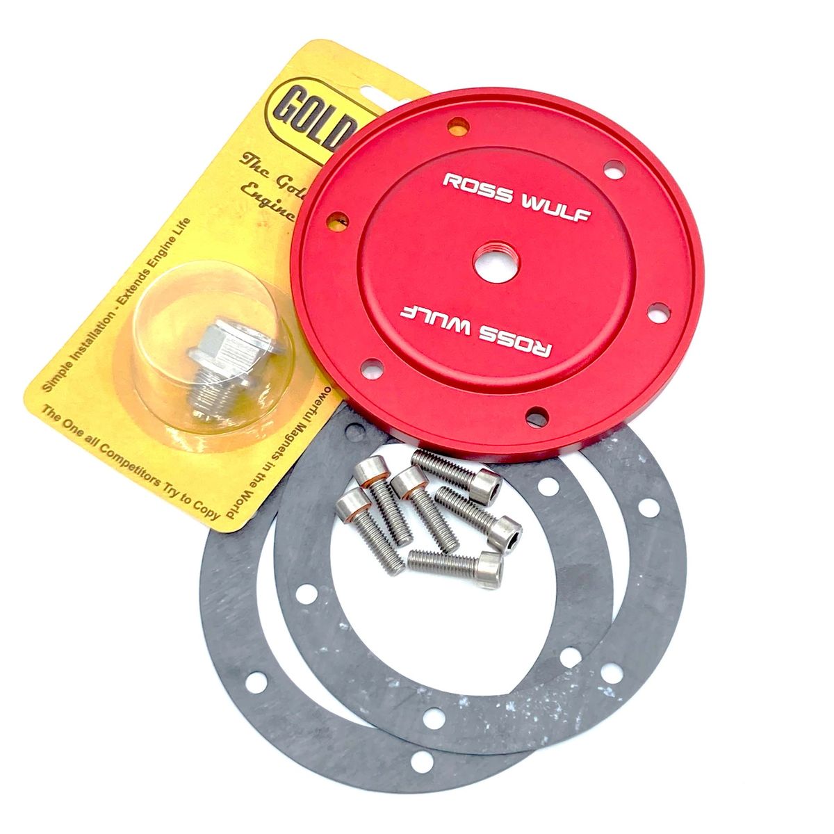 Ross Wulf Deep Sump Full Seal Kit (Anodize Color: Diablo Red)