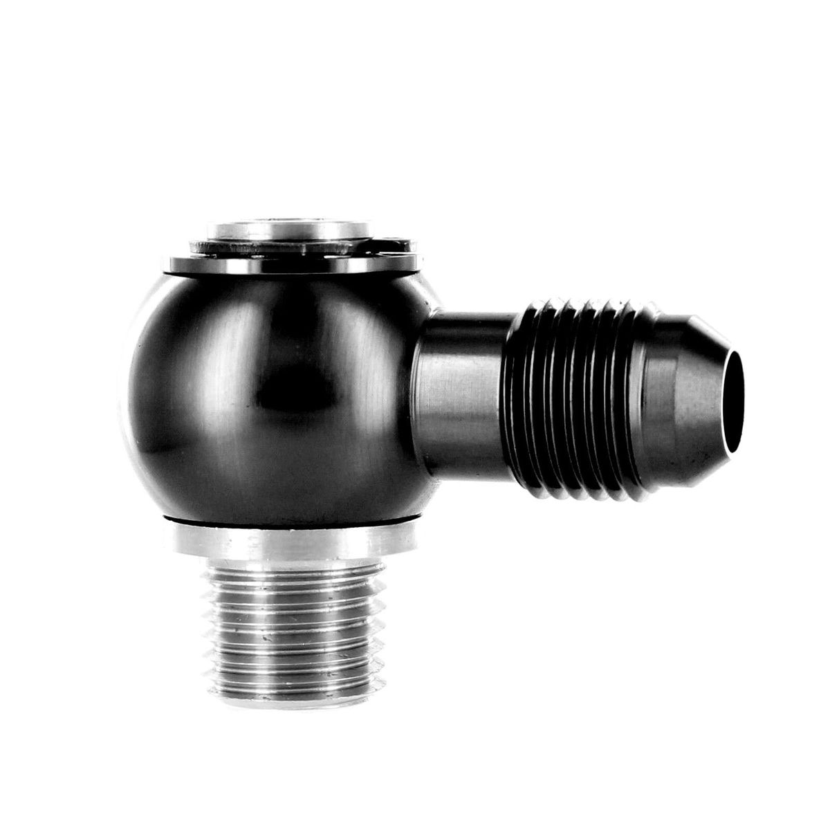 Low Profile Banjo Fitting -06 (6AN) to M12x1.5 Weber Inlet