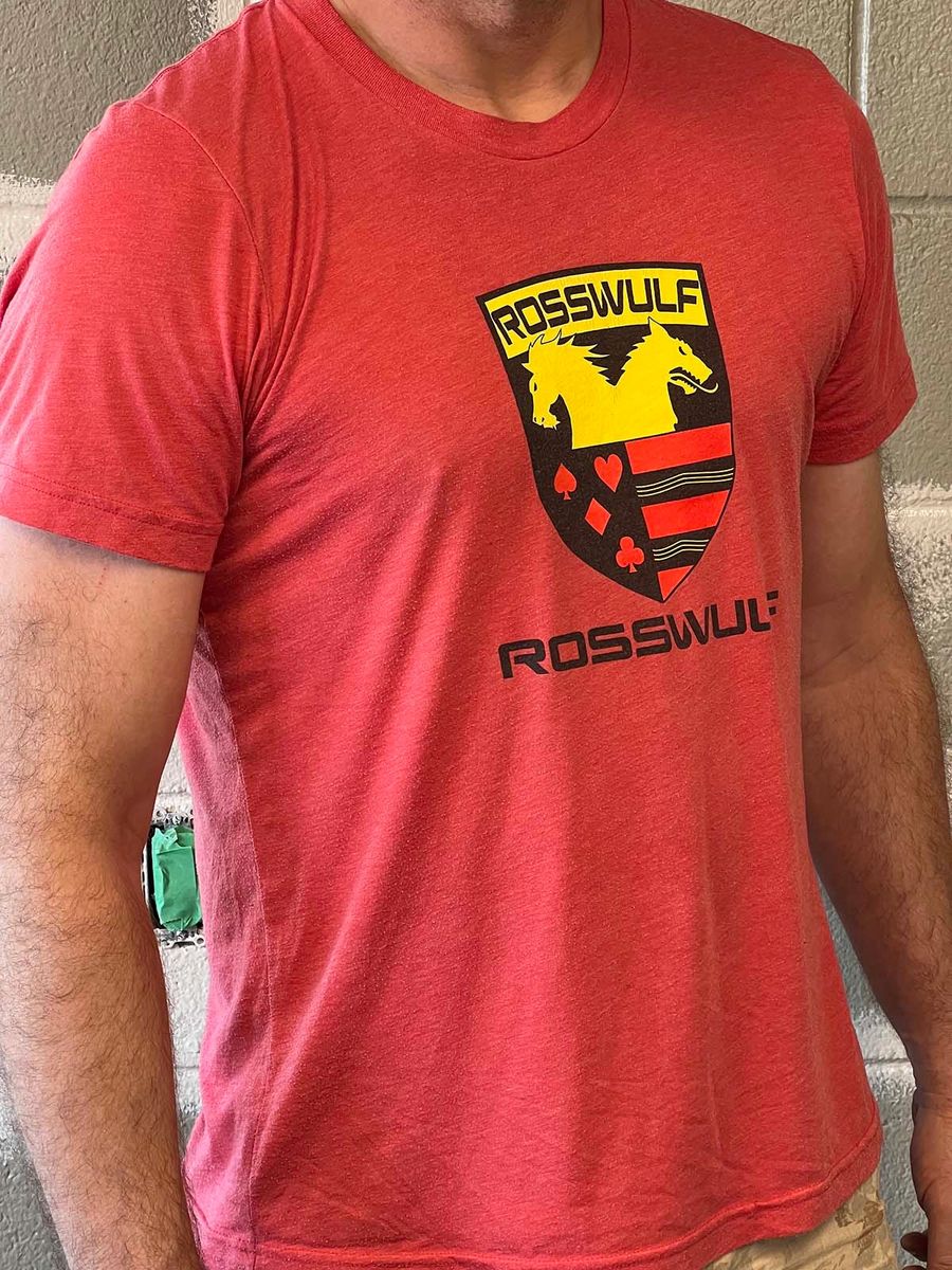 Ross Wulf Livery T-Shirt Red