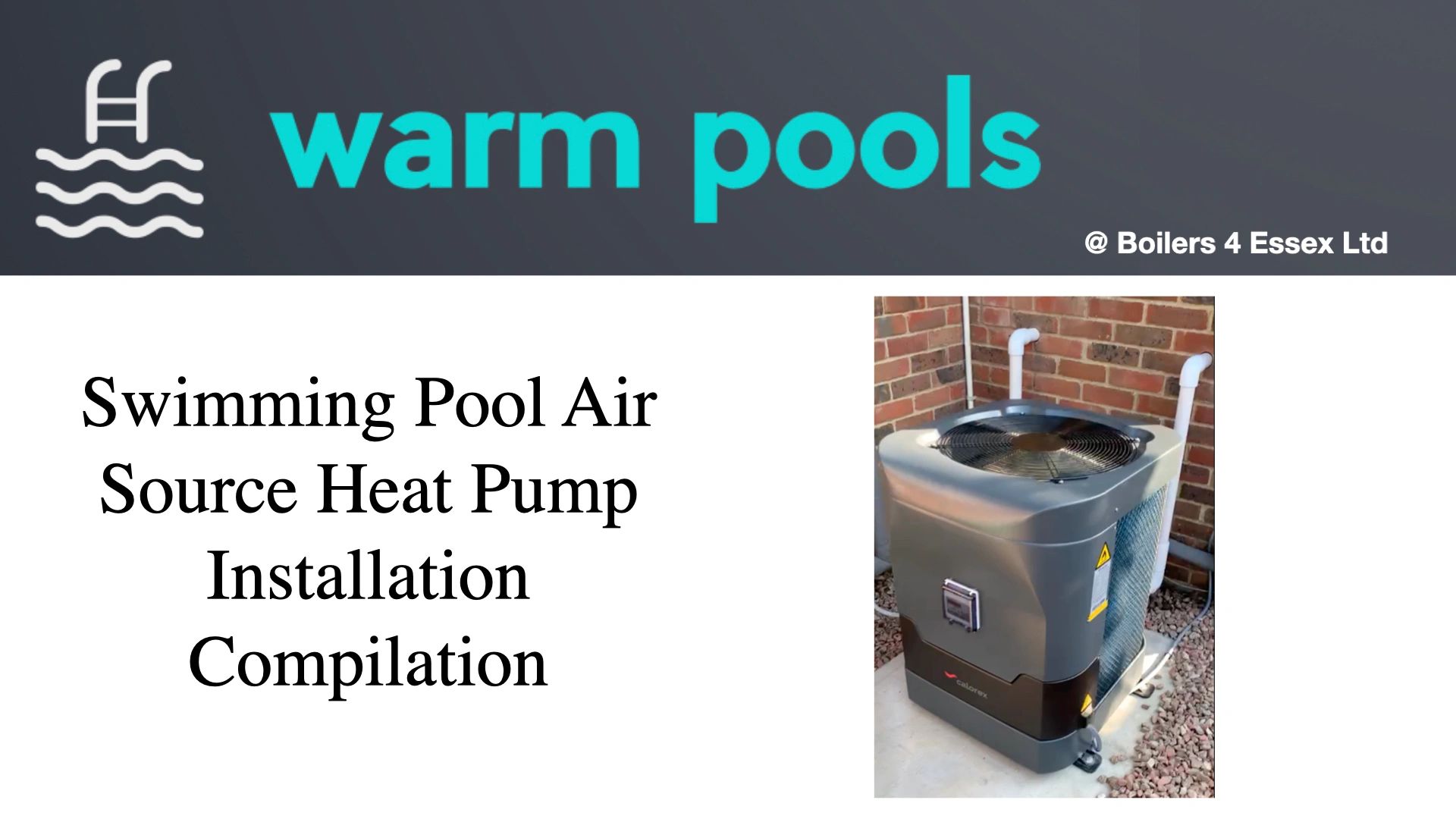 Swimming Pool Heat Pumps: Calorex Installations by Warmpools (UK)