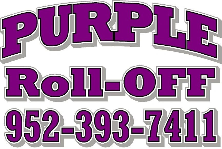 Purple Roll-Off - Dumpster Size, Drop Off Dumpster, Roll Off Dumpster