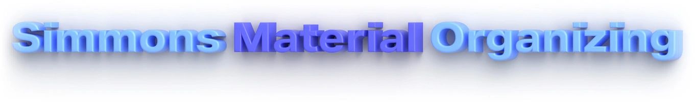 Simmons Material Organizing: Your One-Stop Resource Library Services