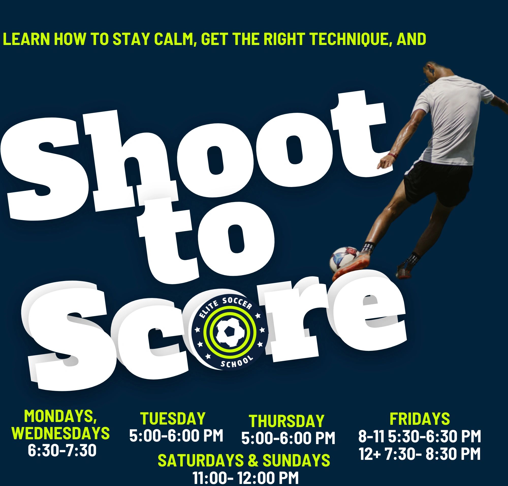 Shoot to Score Finishing Clinic