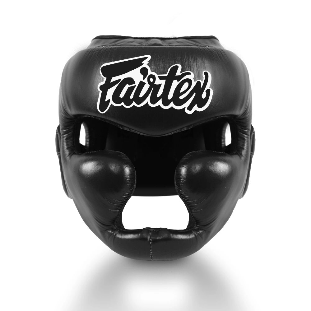 Fairtex Diagonal Vision Muay Thai Head Guard HG13 Black