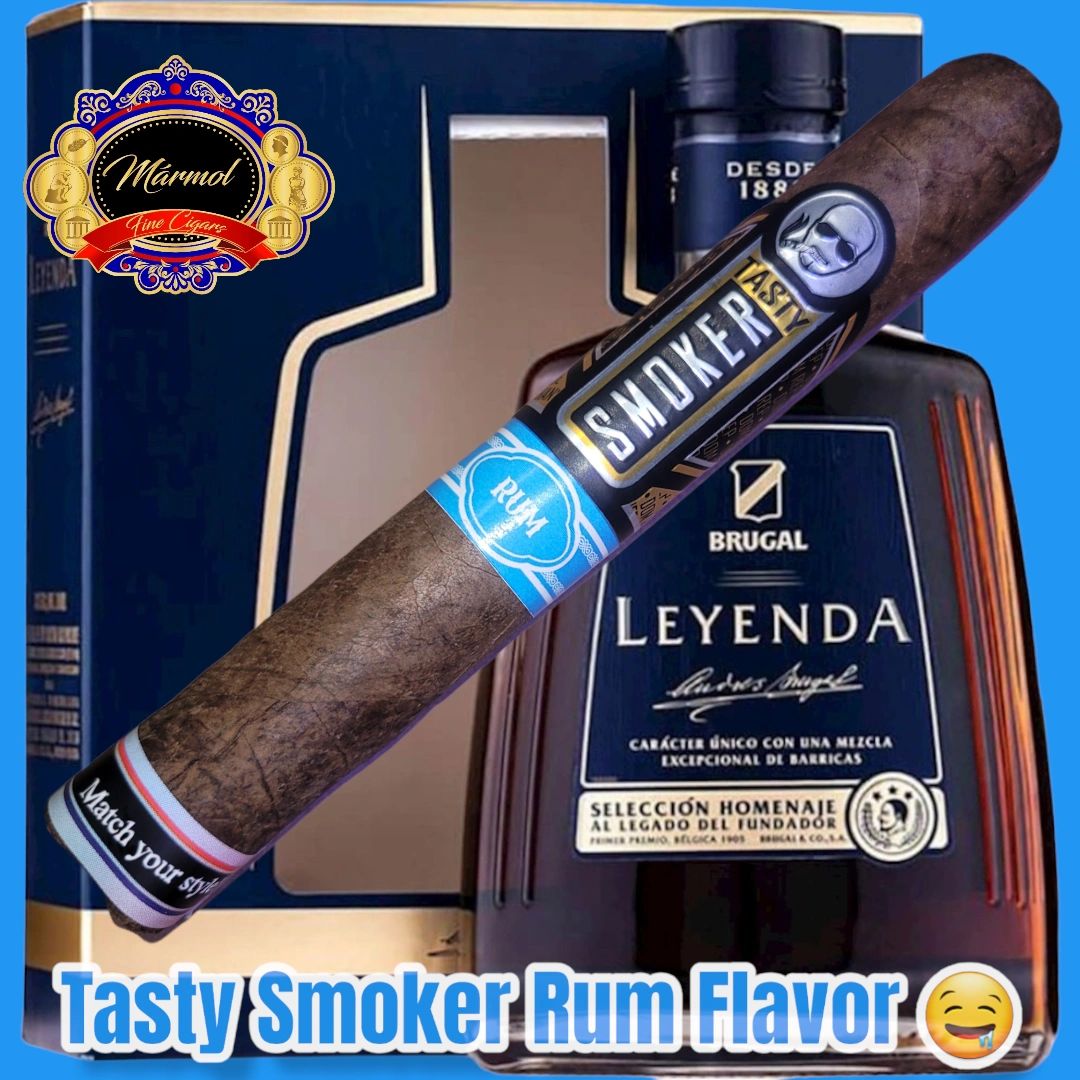 Tasty Smoker Rum Flavor Toro Gordo 54x6 Hand Made Dom. Rep.