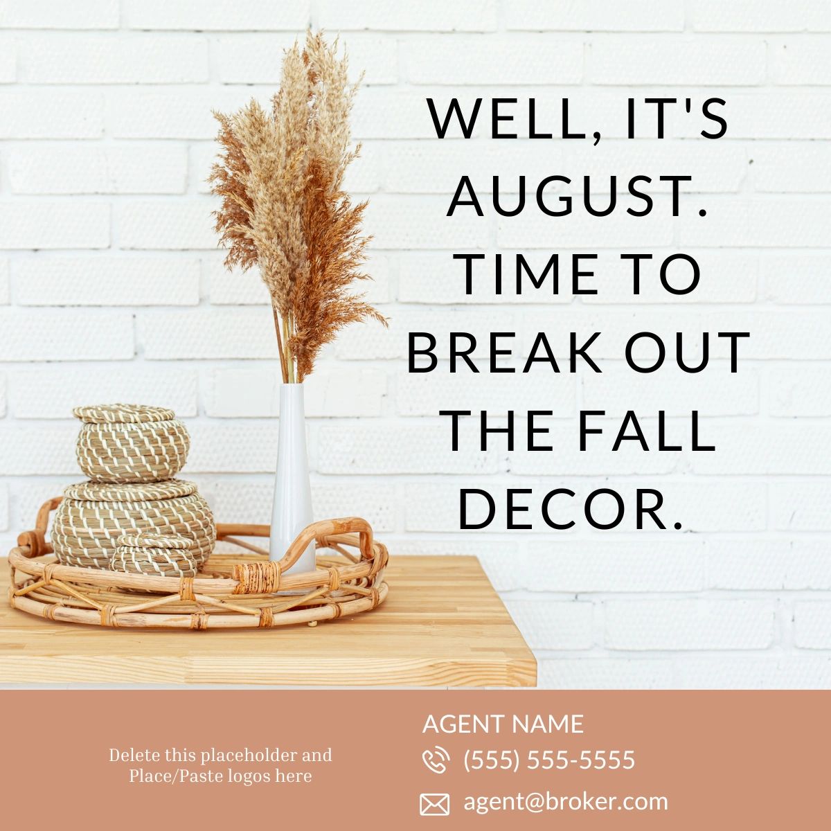 August Fall Decor
