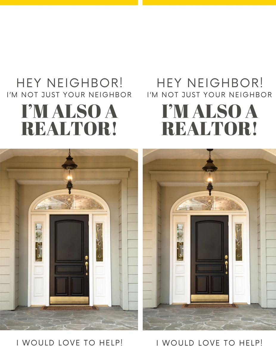 Hey Neighbor Doorhanger