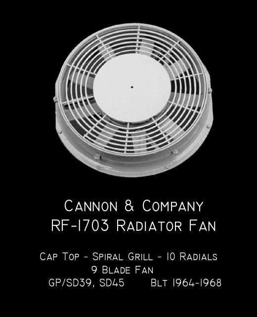 1703 Radiator Fan - 48 Inch Cap Top Top