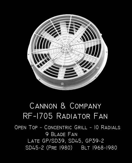 1705 Radiator Fan 48 Inch Open Top