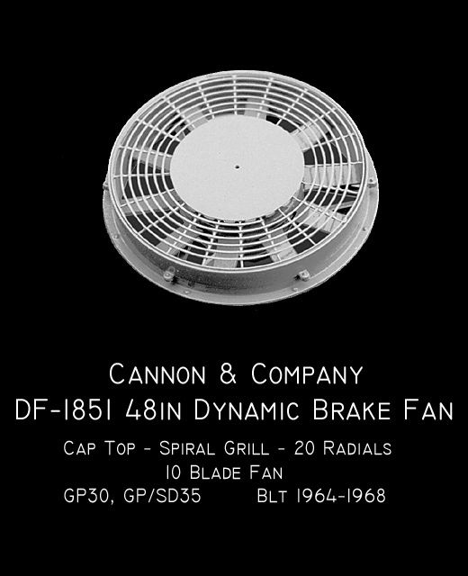 1851 Thinwall 48 in Dynamic Brake Fan