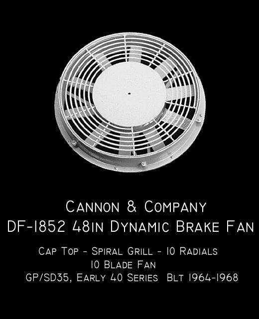 1852 Thinwall 48 in Dynamic Brake Fan