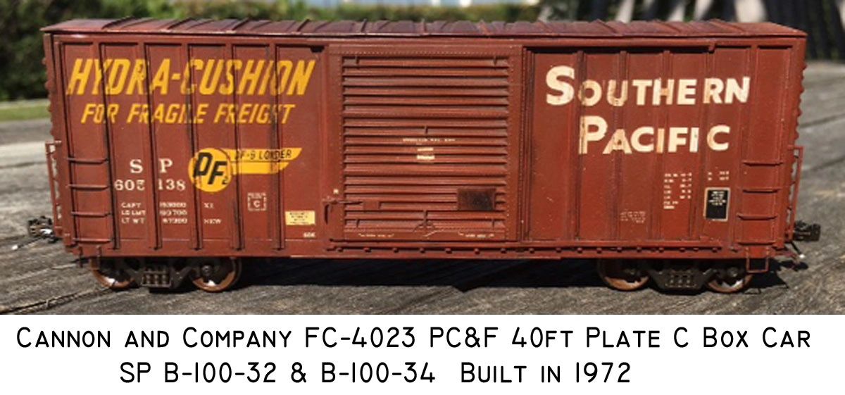 4023 SP B-100-32 40ft Box Car