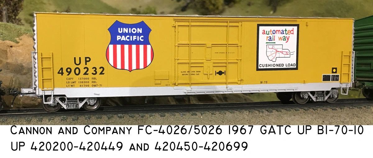 5026 Kit Bundle for 4026 UP BI-70-10 Box Car