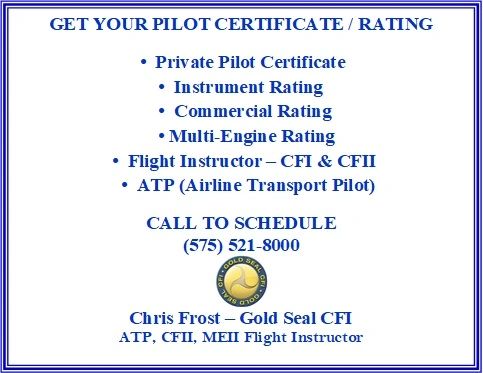 Flying Lessons - Flight Training