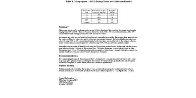 Tricopolymer Products - Sealant, Tricopolymer, Paint