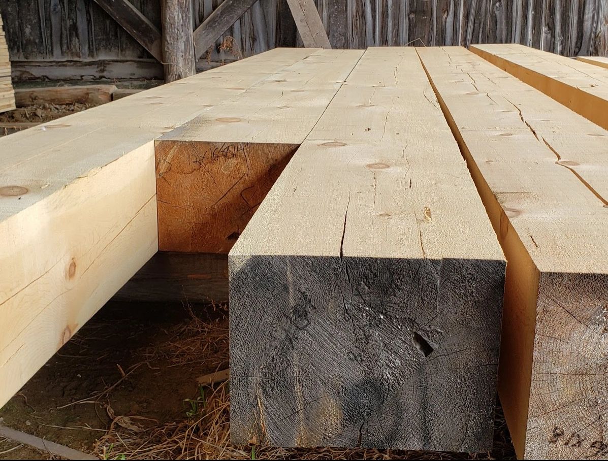 Kiln Dried White Pine Timbers