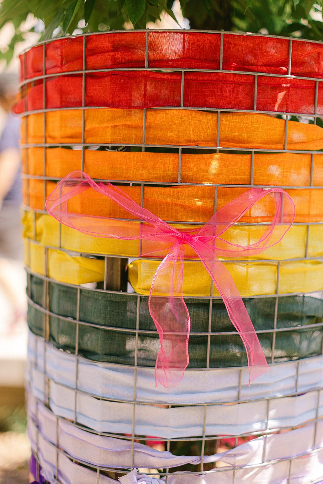Tree Cage Weaving Project