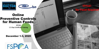 FSPCA PCQI Training | The Food Safety Doctor LLC