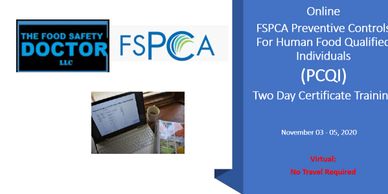FSPCA PCQI Training | The Food Safety Doctor LLC