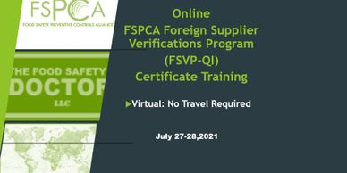 FSPCA FSVP-QI Training