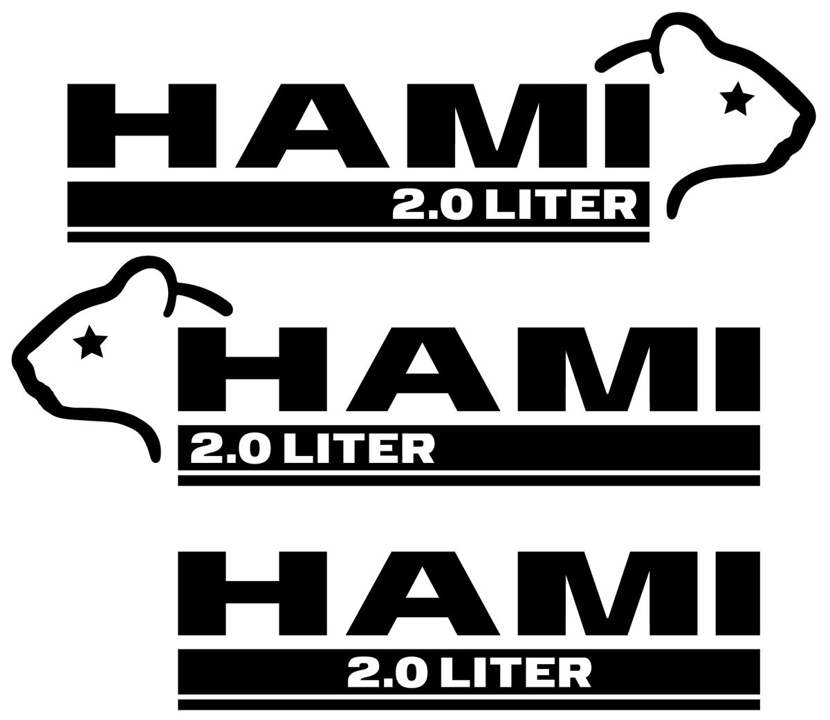 Hami Decals for Your KIA Soul 2.0 Liter