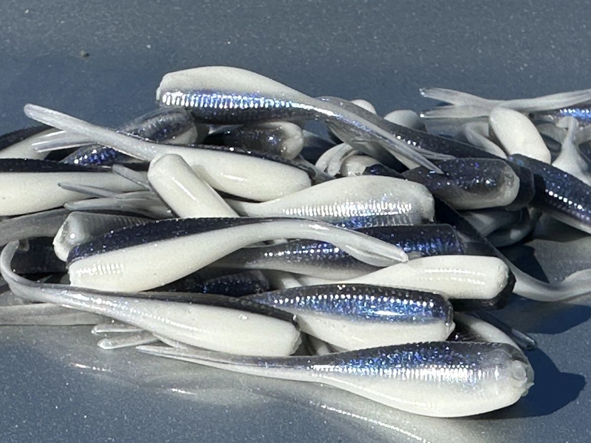 2" Crappie Crusher Blue Shad