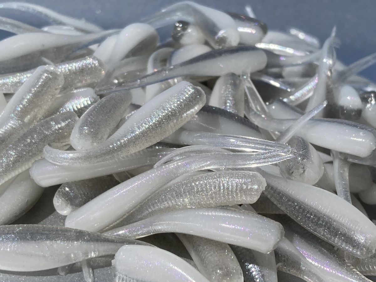 2" Crappie Slayer Silver Shad Pack of 15