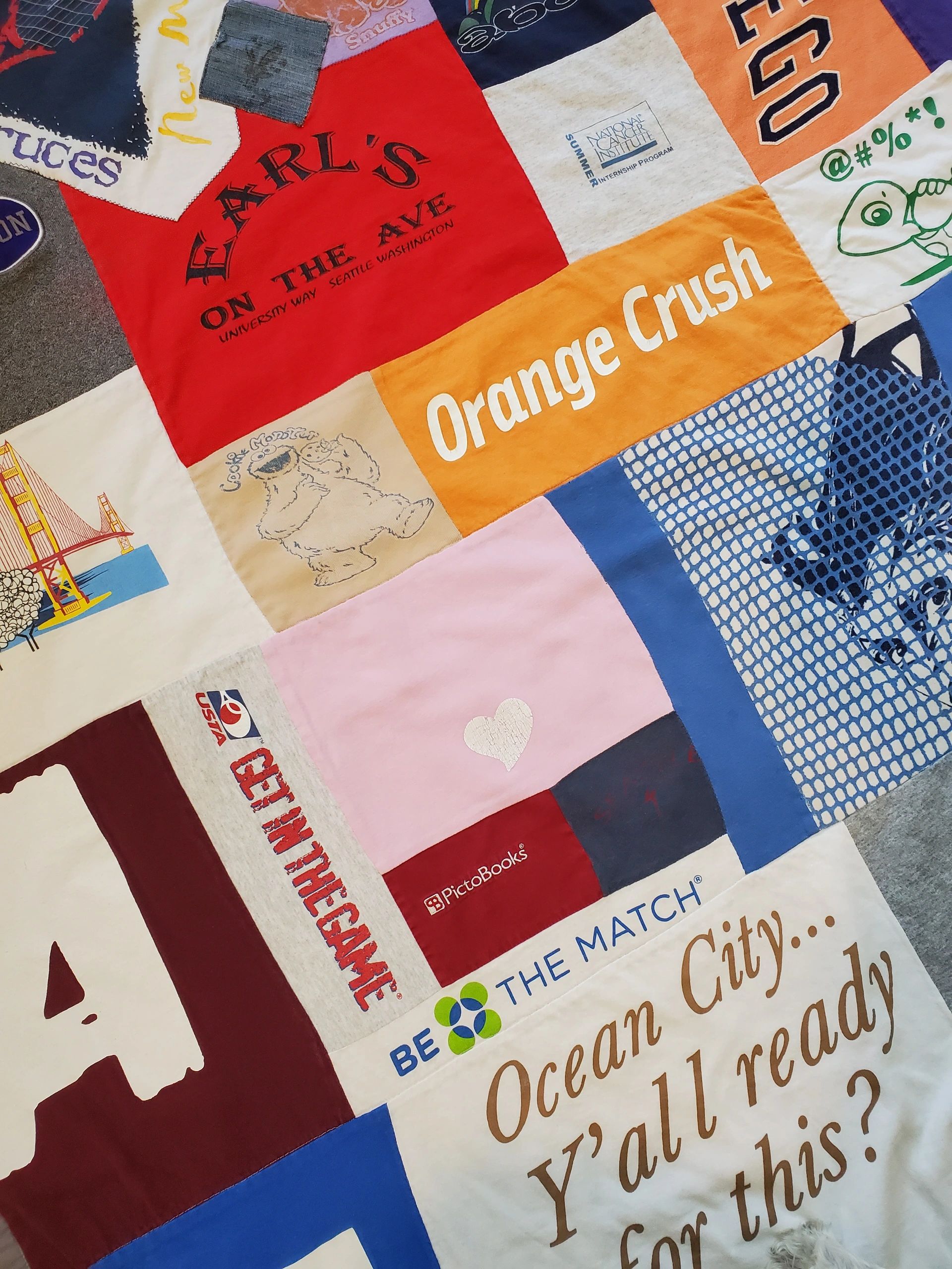 Why I started making t-shirt quilts