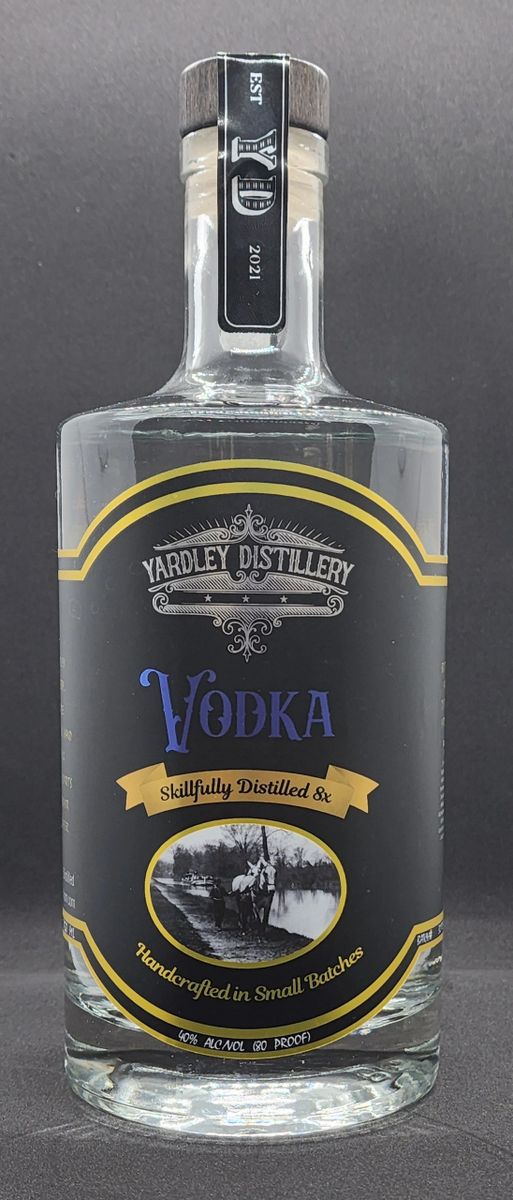 Yardley Distillery Vodka